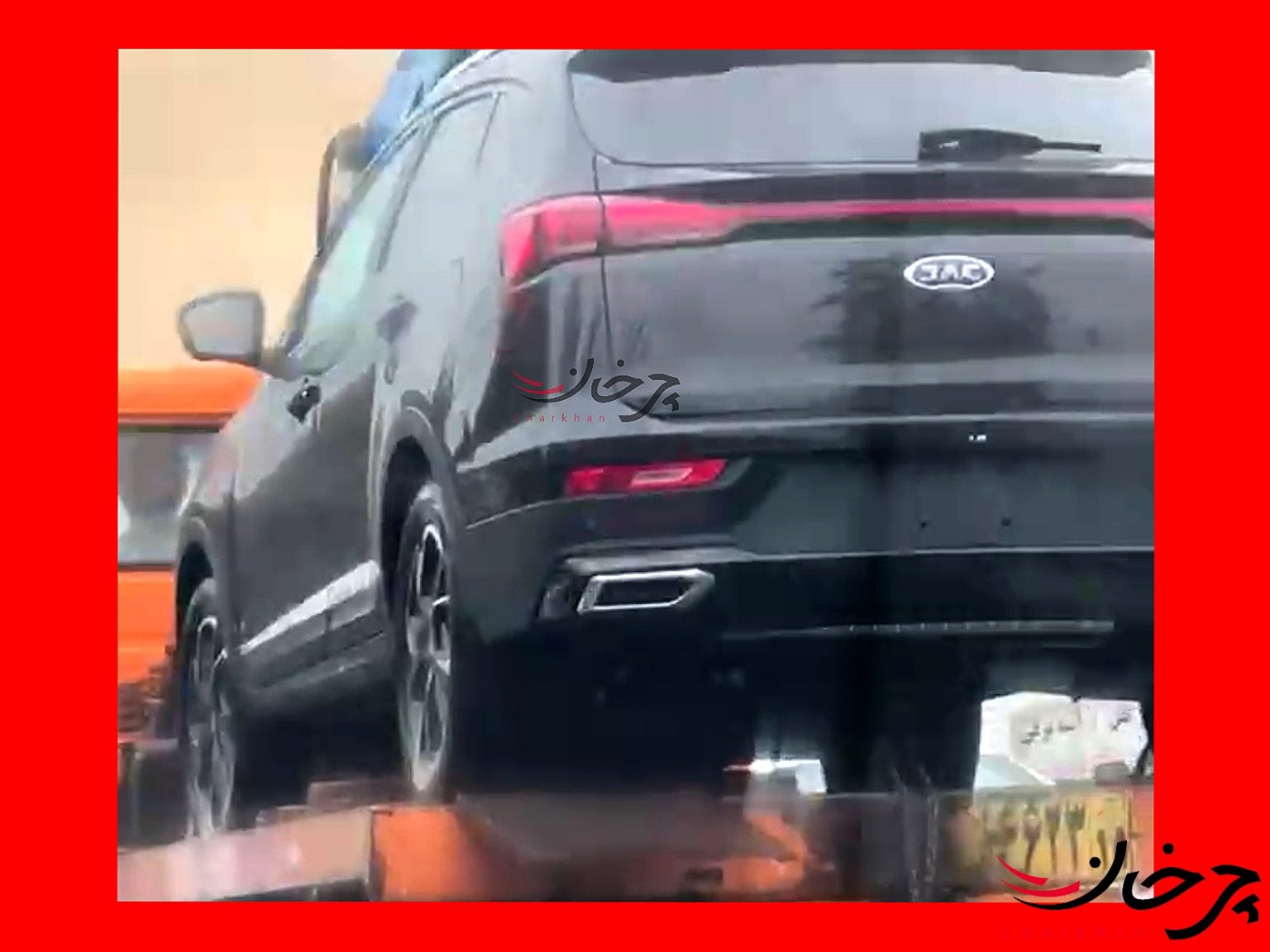 جک JS5، خودرو جدید کرمان موتور در حال تست در ایران دیده شد - چرخان